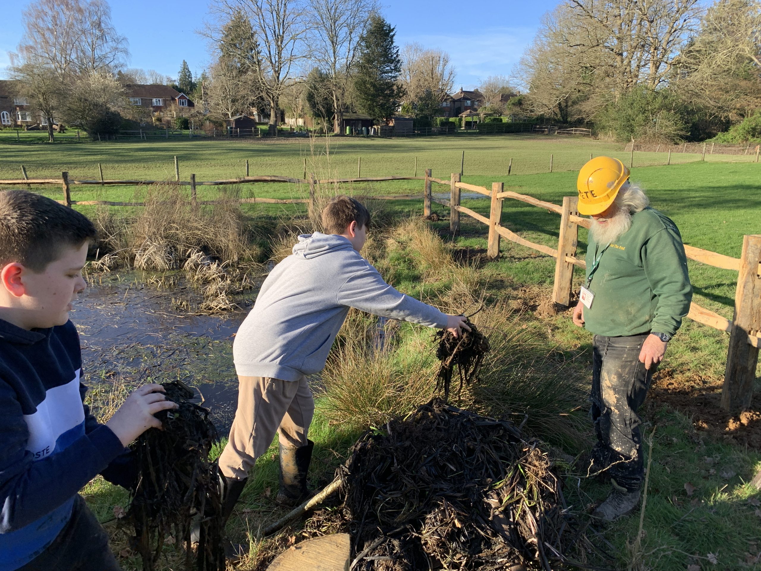 Oathall pond restoration works completed | Oathall Community College