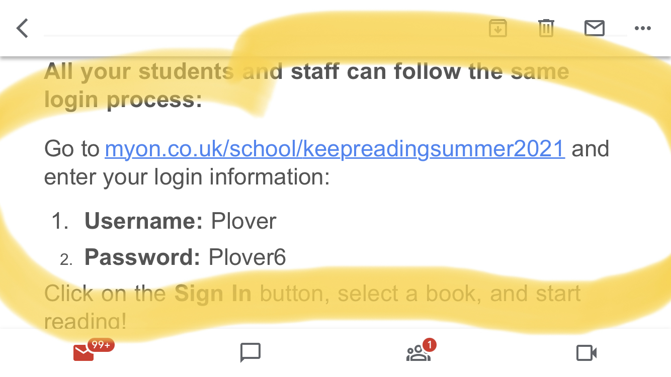 Myon Reading! | Plover School