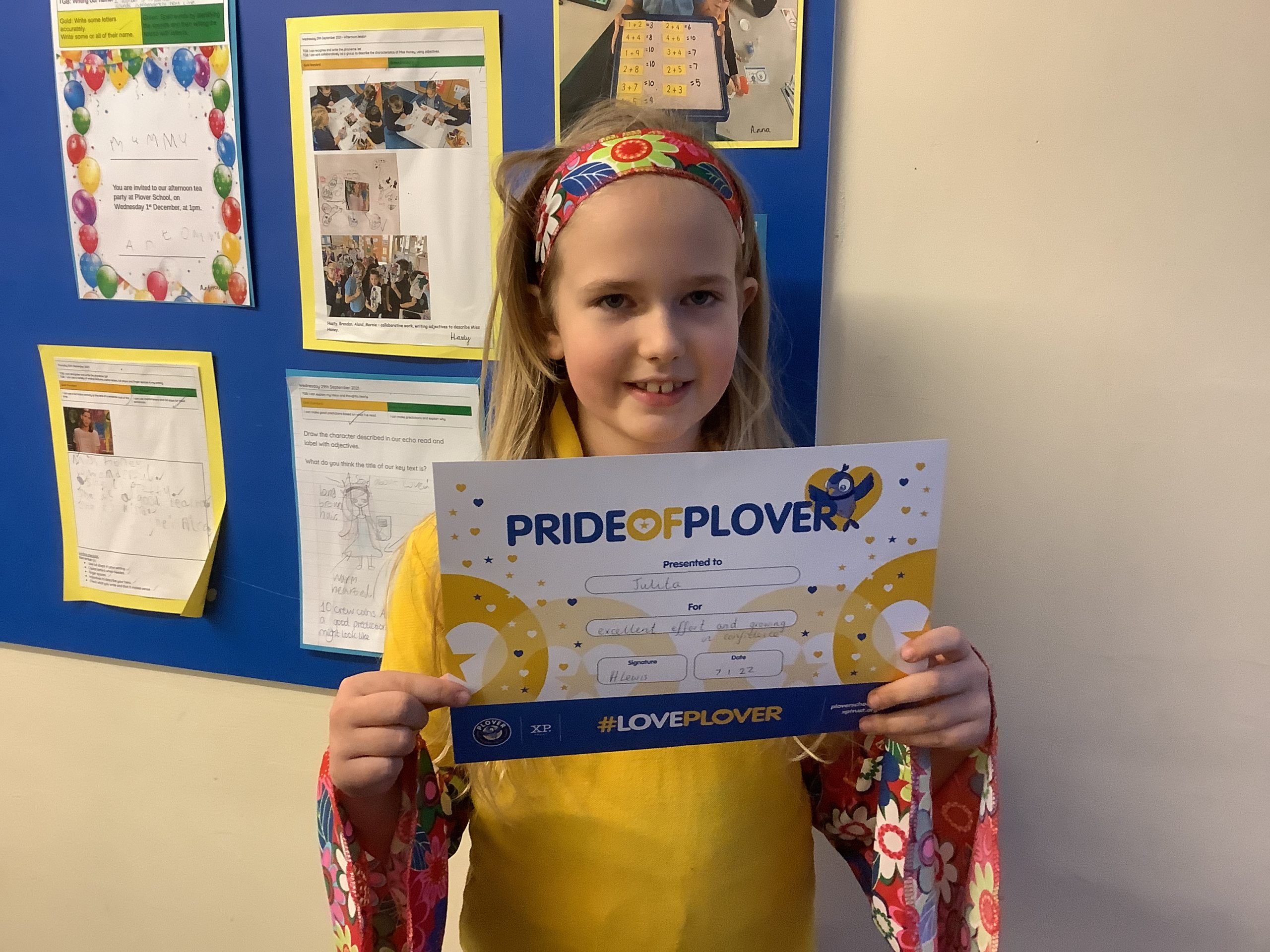 Julita is our superstar! | Plover School