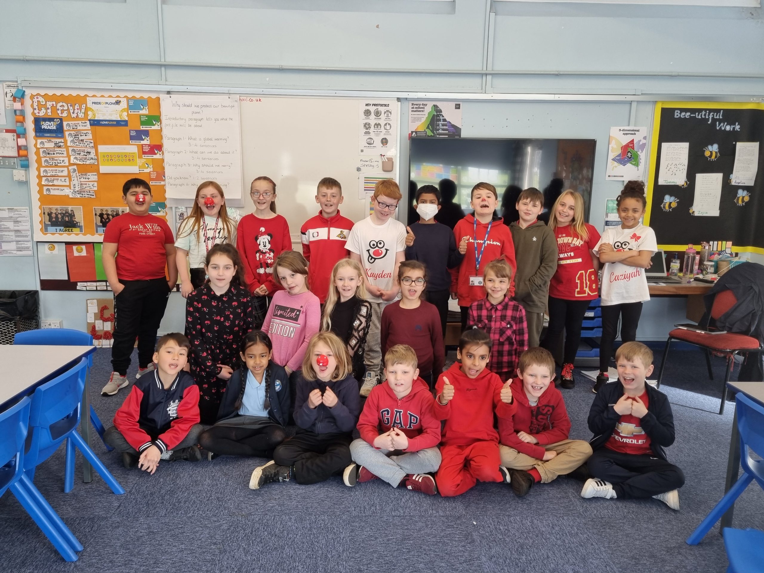 Red nose day. | Plover School