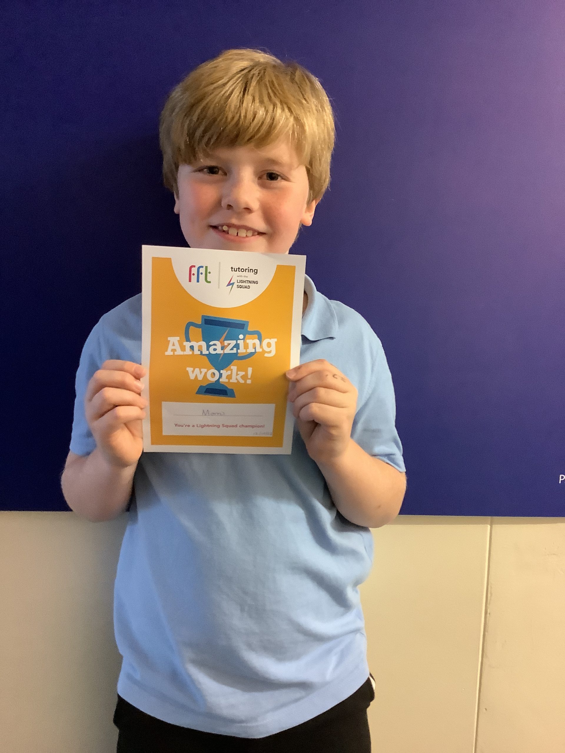 Amazing work in The Lightning Squad | Plover School