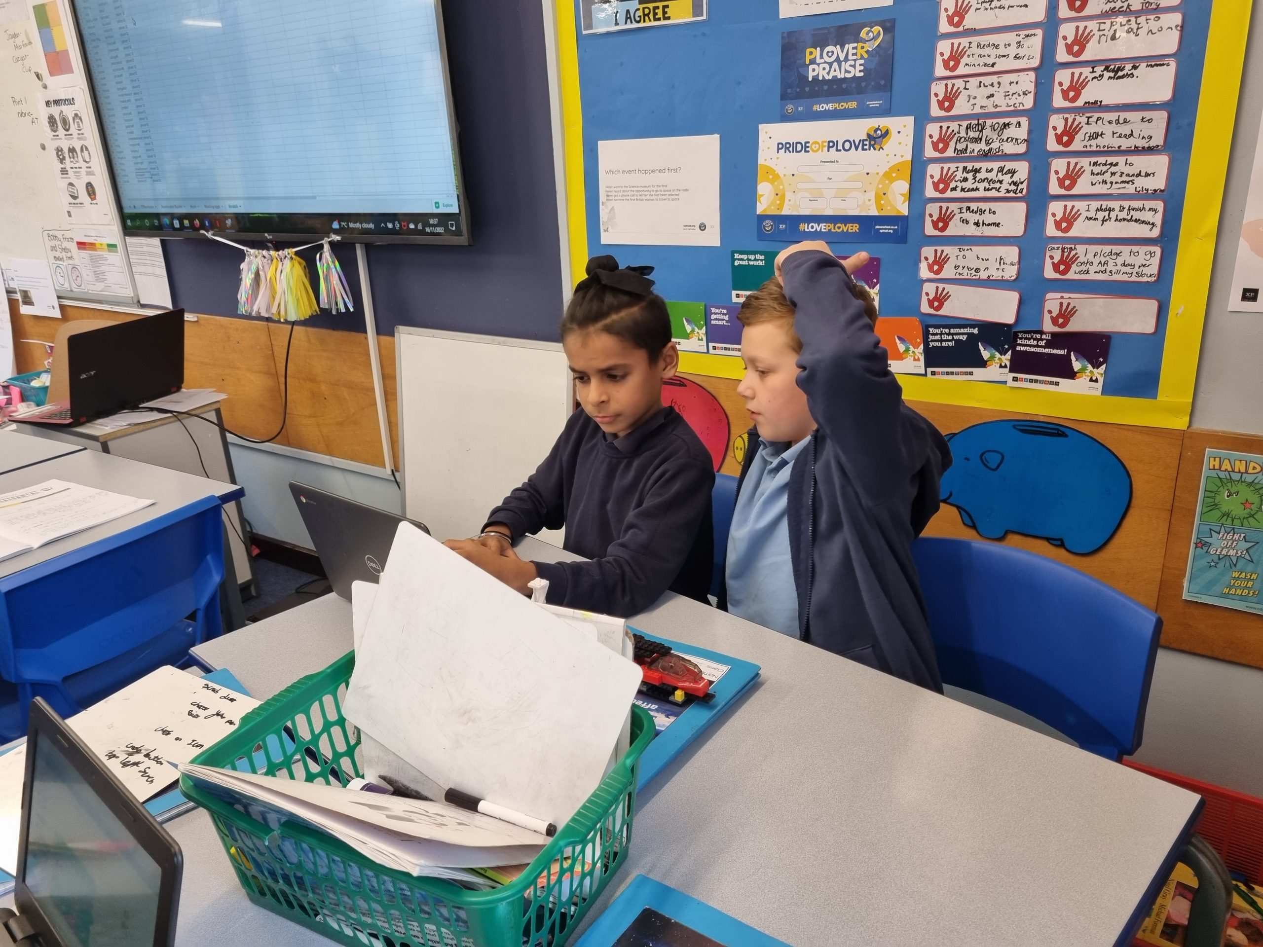 We are coders. | Plover School