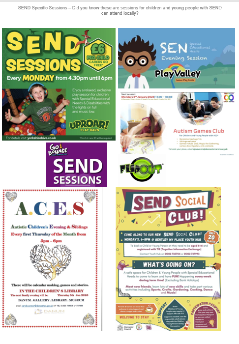 SEND sessions! | Plover School