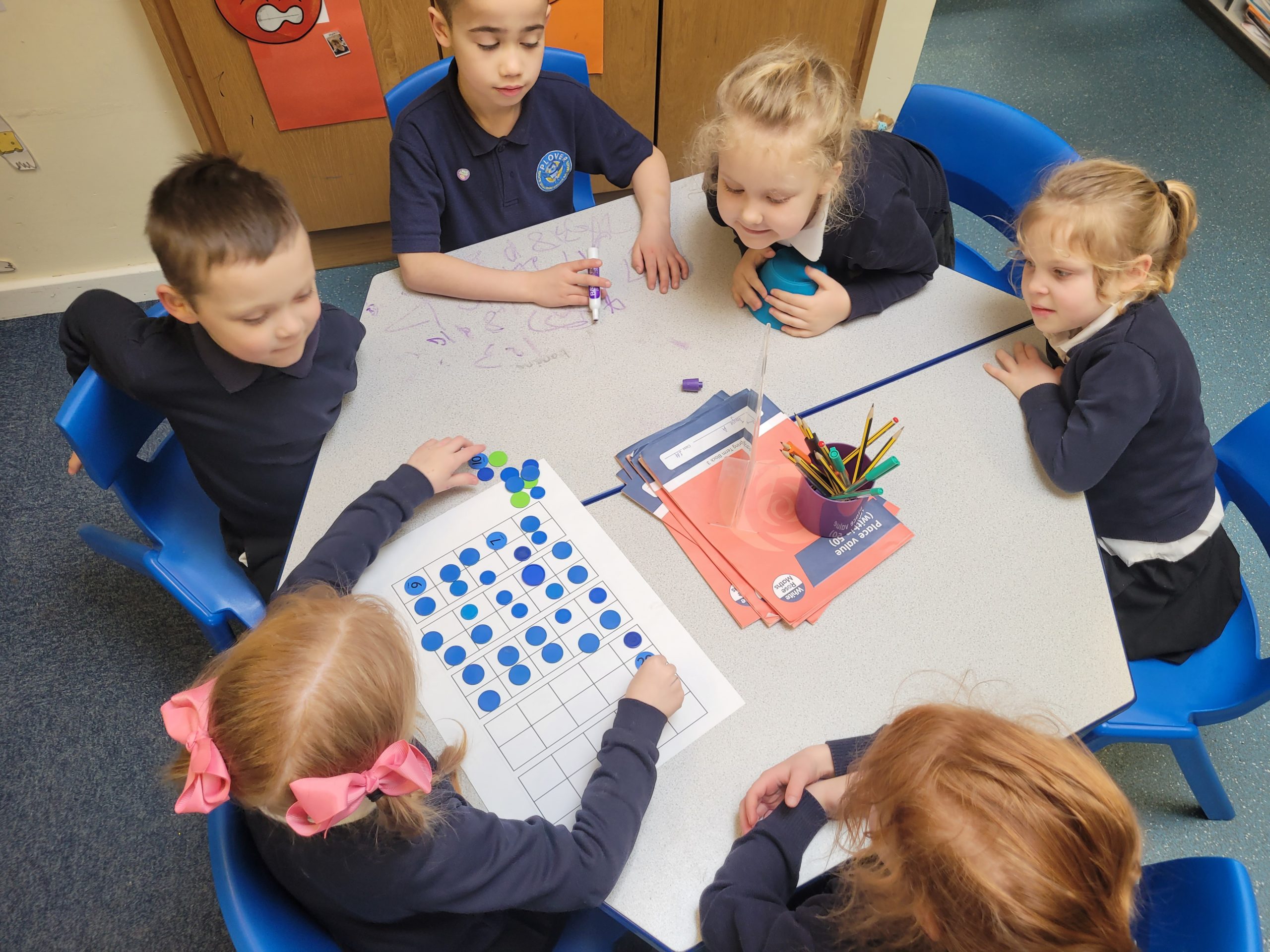 Counting in groups of ten | Plover School
