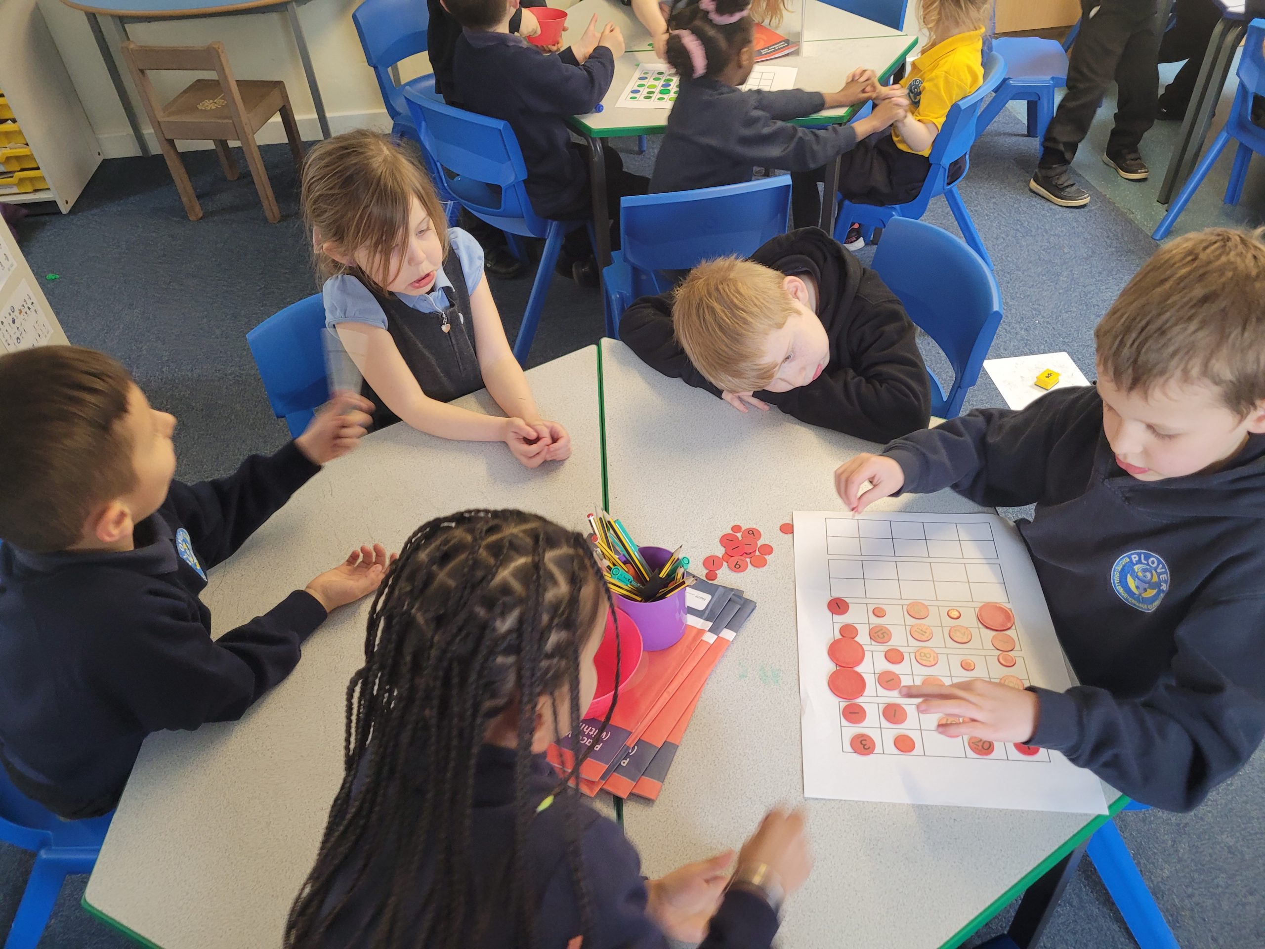 Counting in groups of ten | Plover School