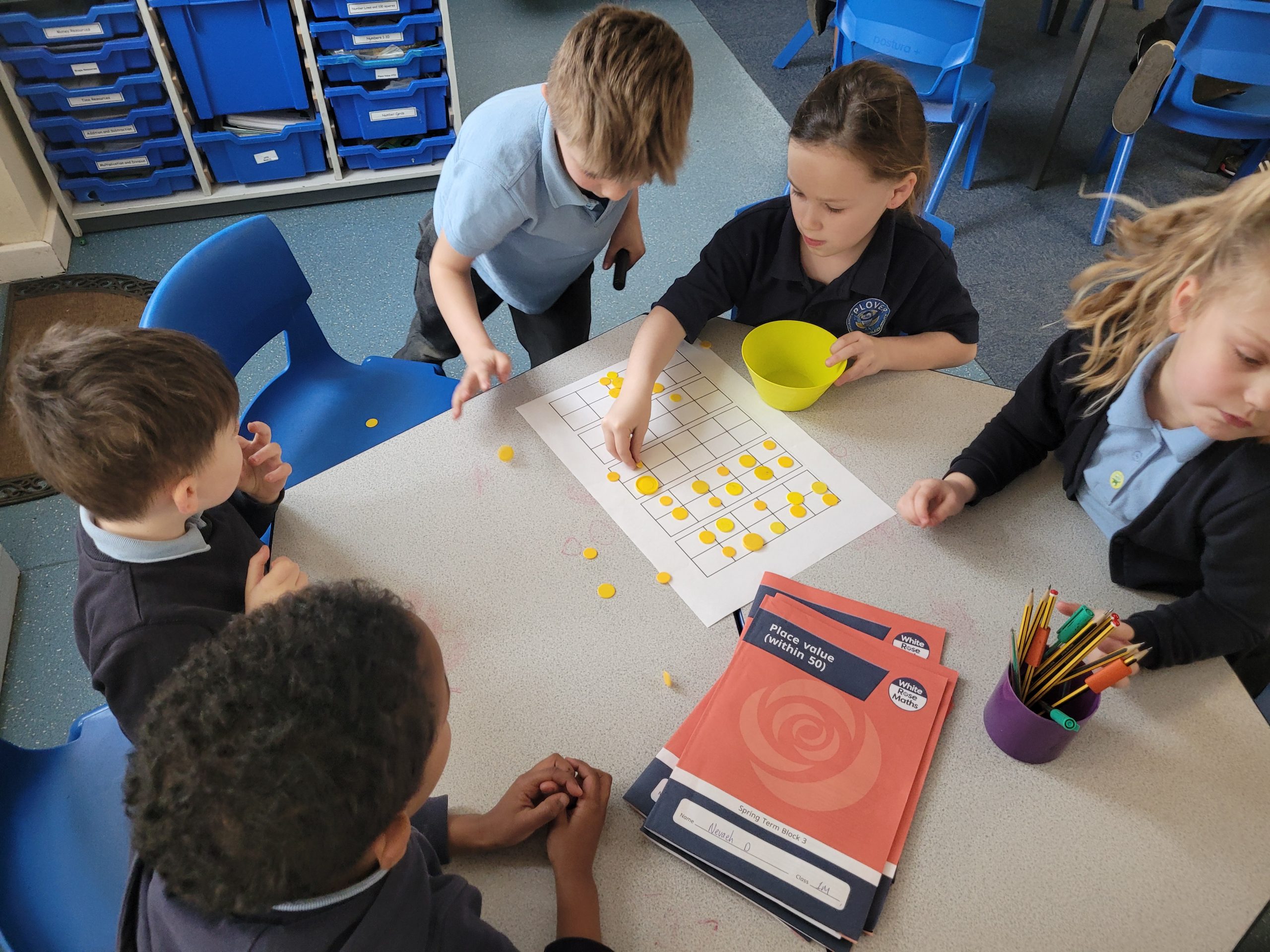 Counting in groups of ten | Plover School