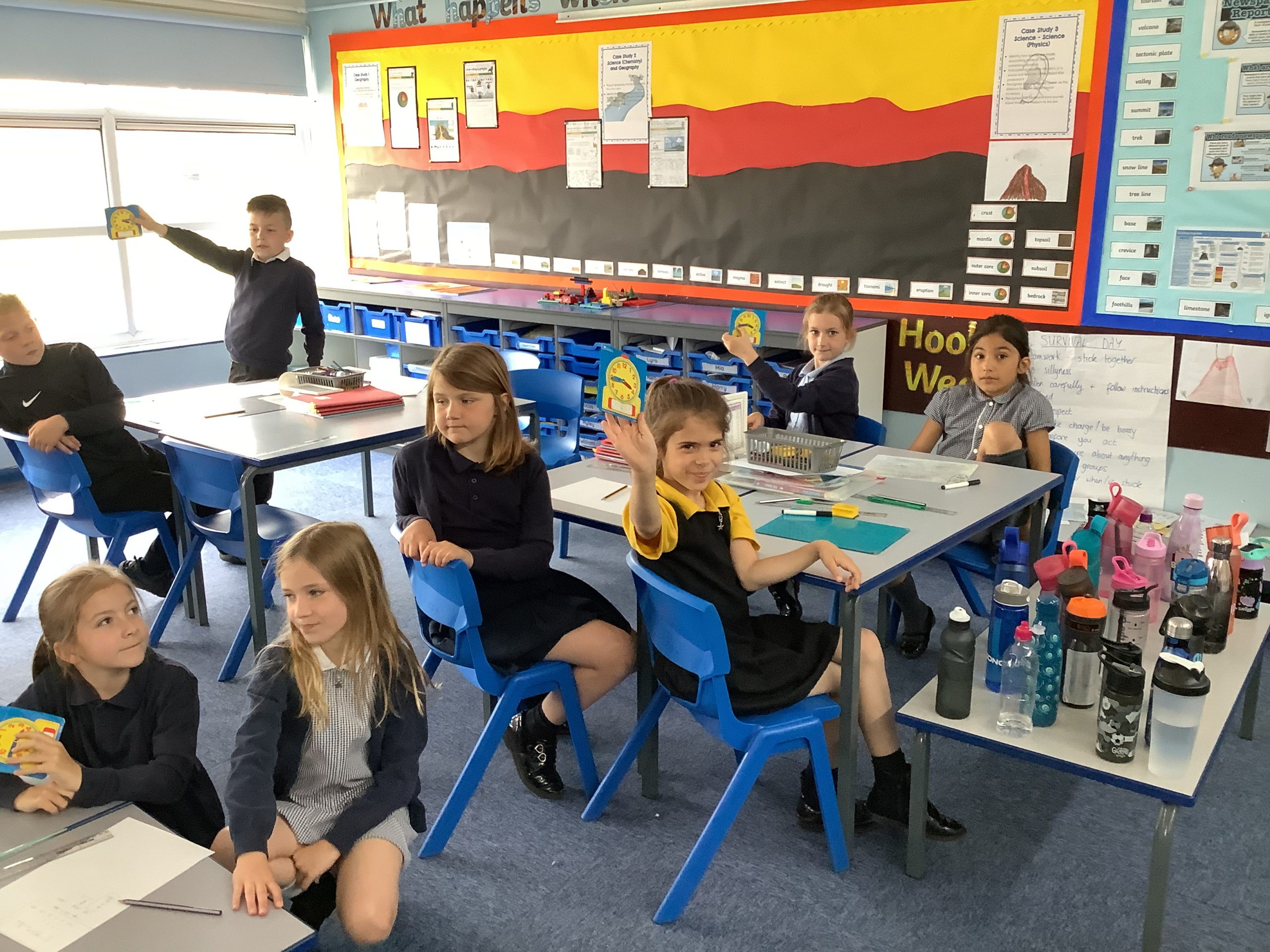 We can tell the time… | Plover School