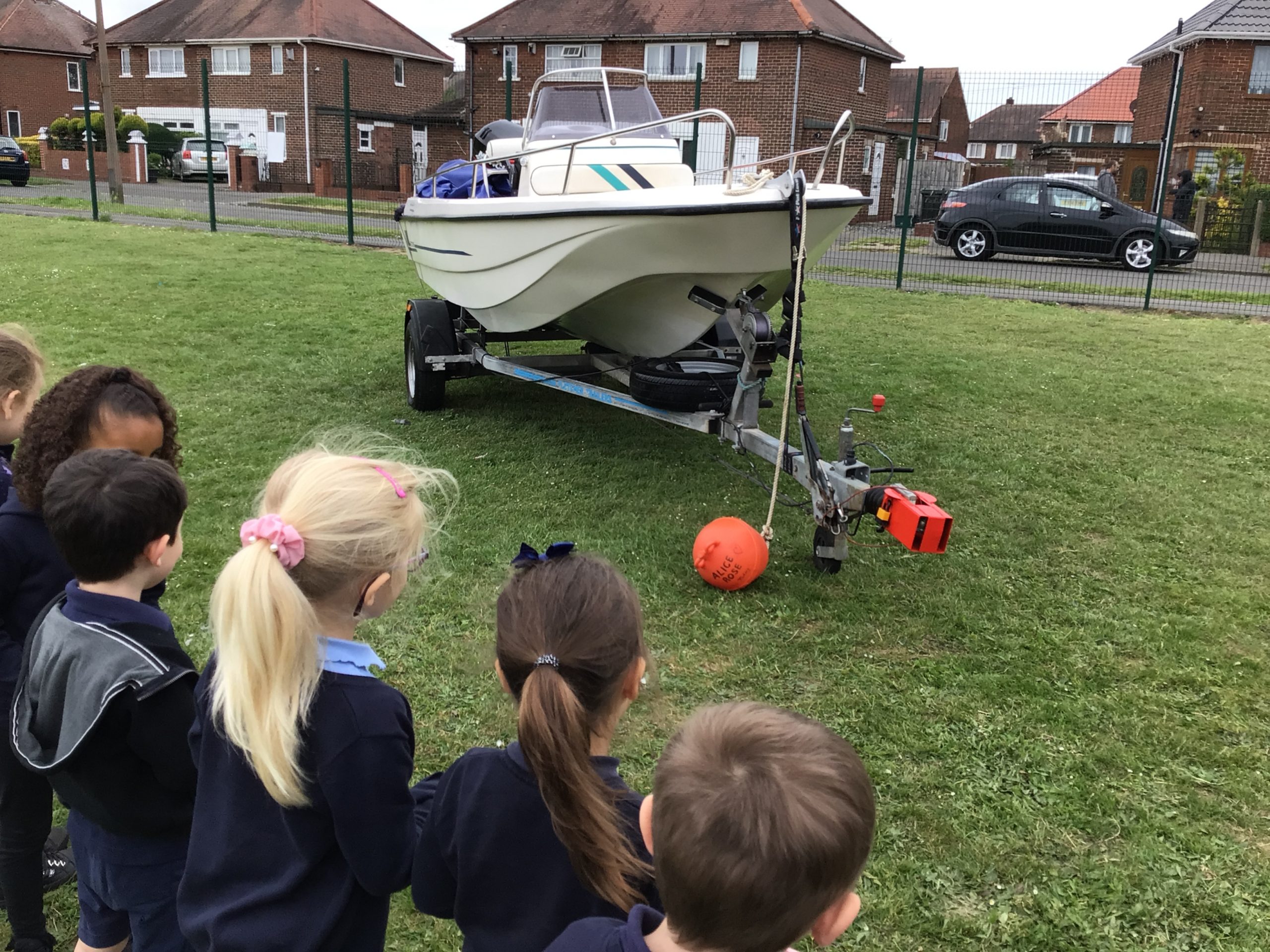 On a boat | Plover School