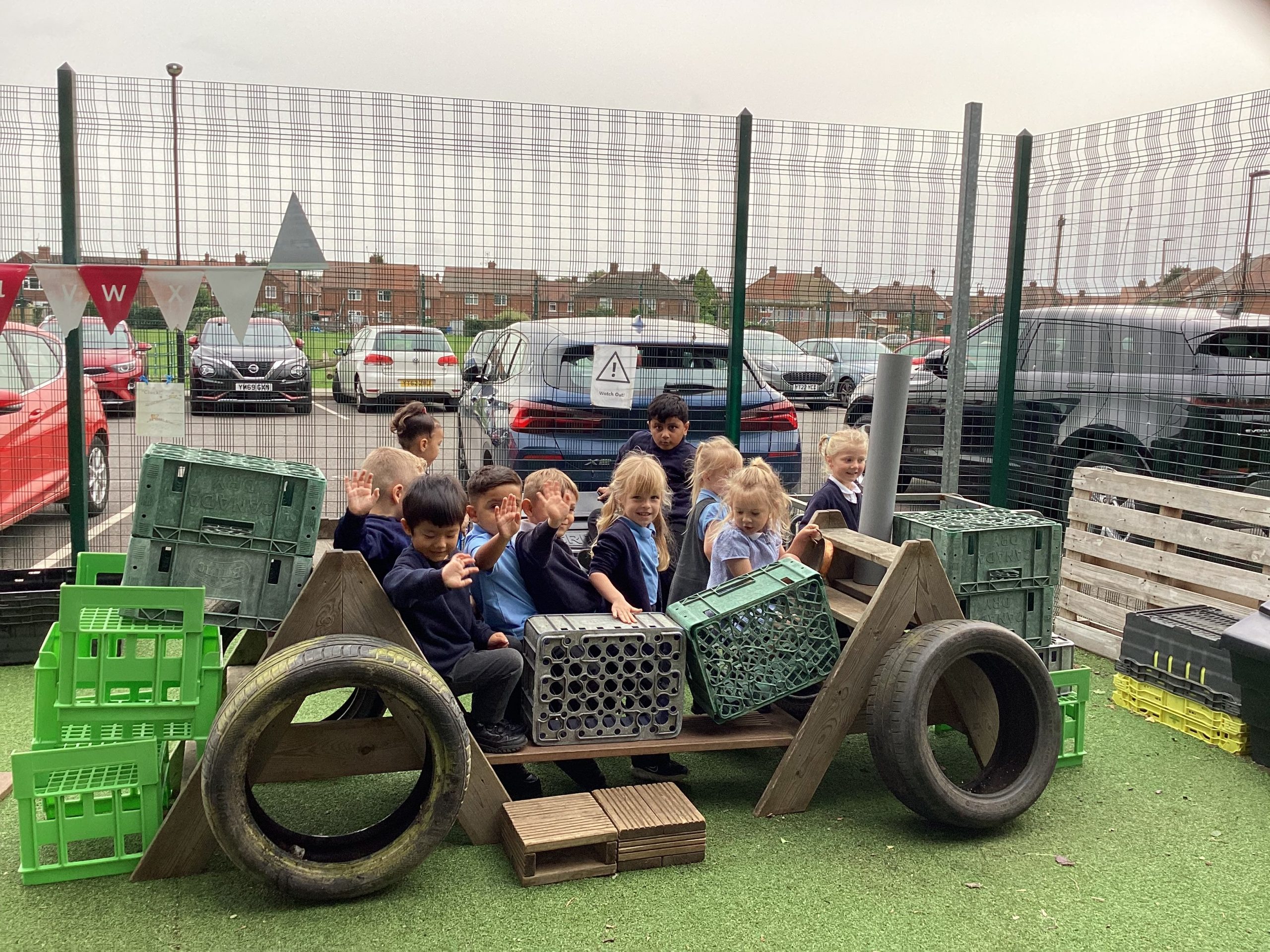 Harvest tractors | Plover School