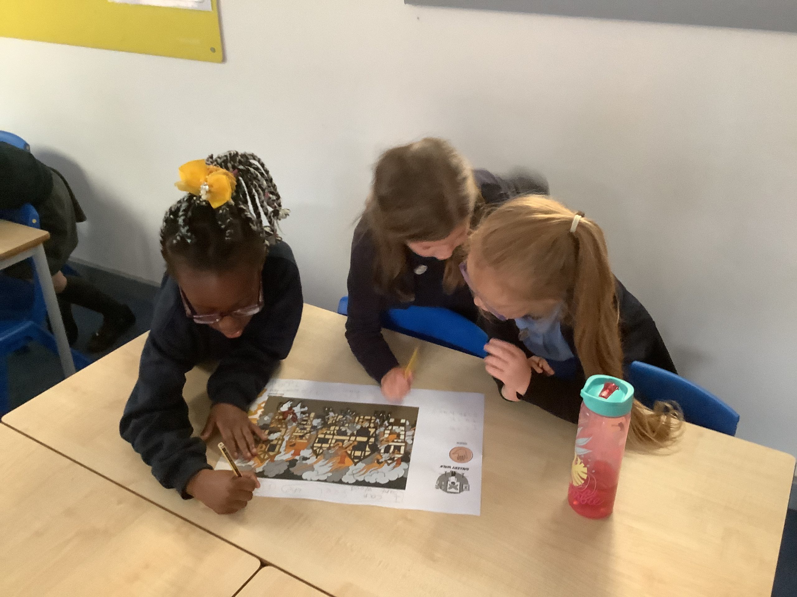 Great Fire of London diary writing | Plover School