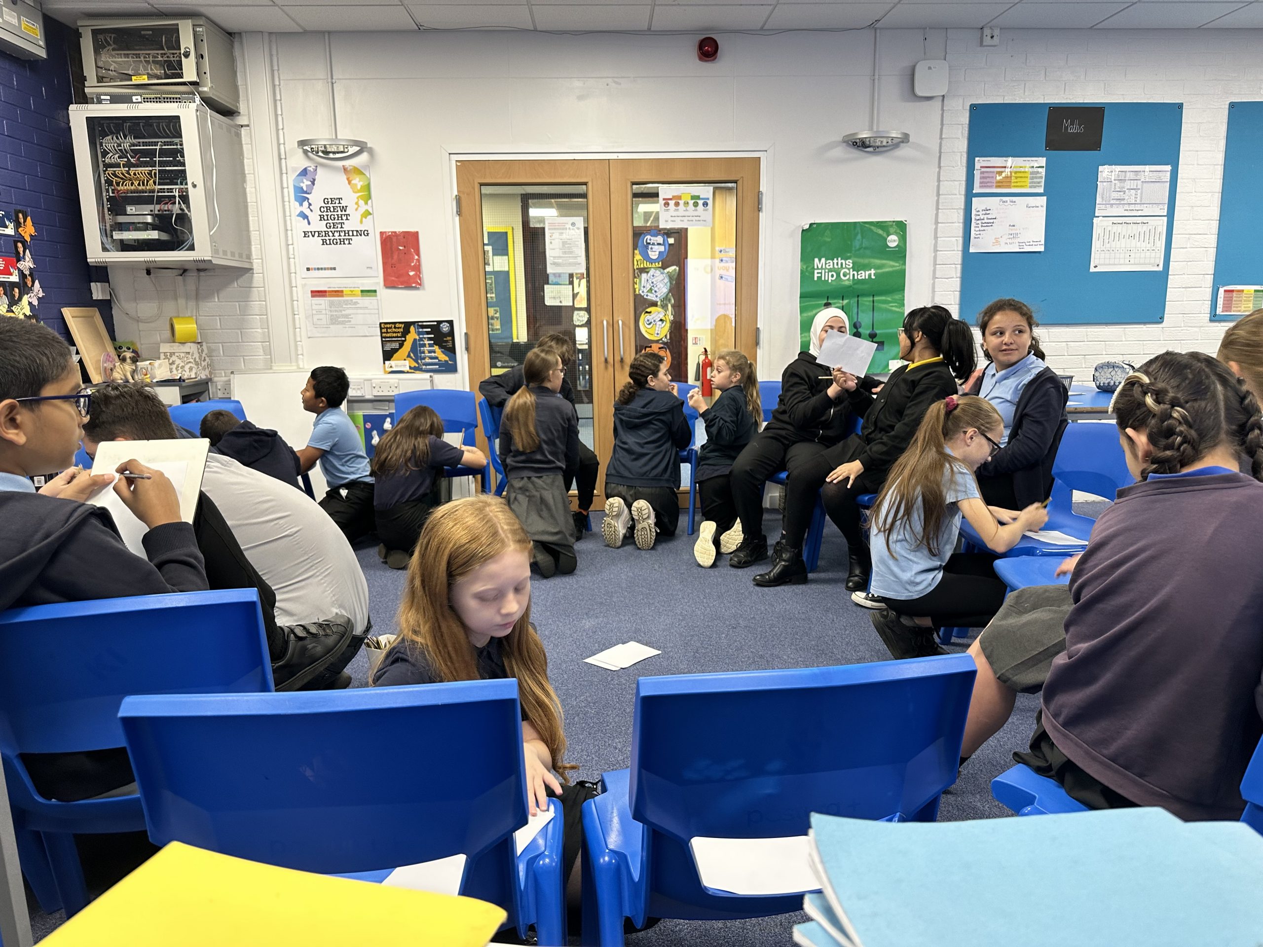 Crew SB worked really hard today! | Plover School