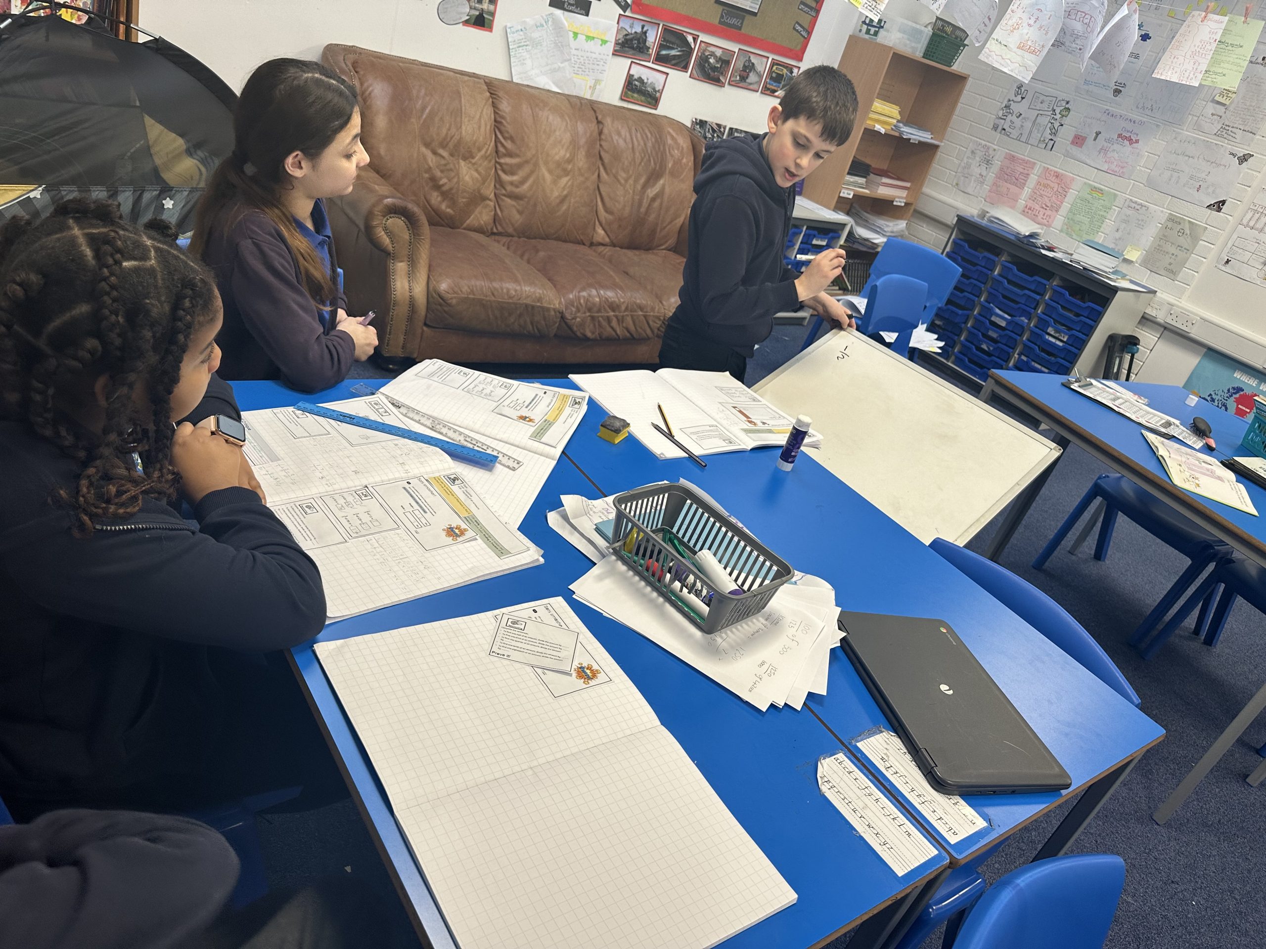 Our fraction experts took charge of the lesson in 6B today! | Plover School