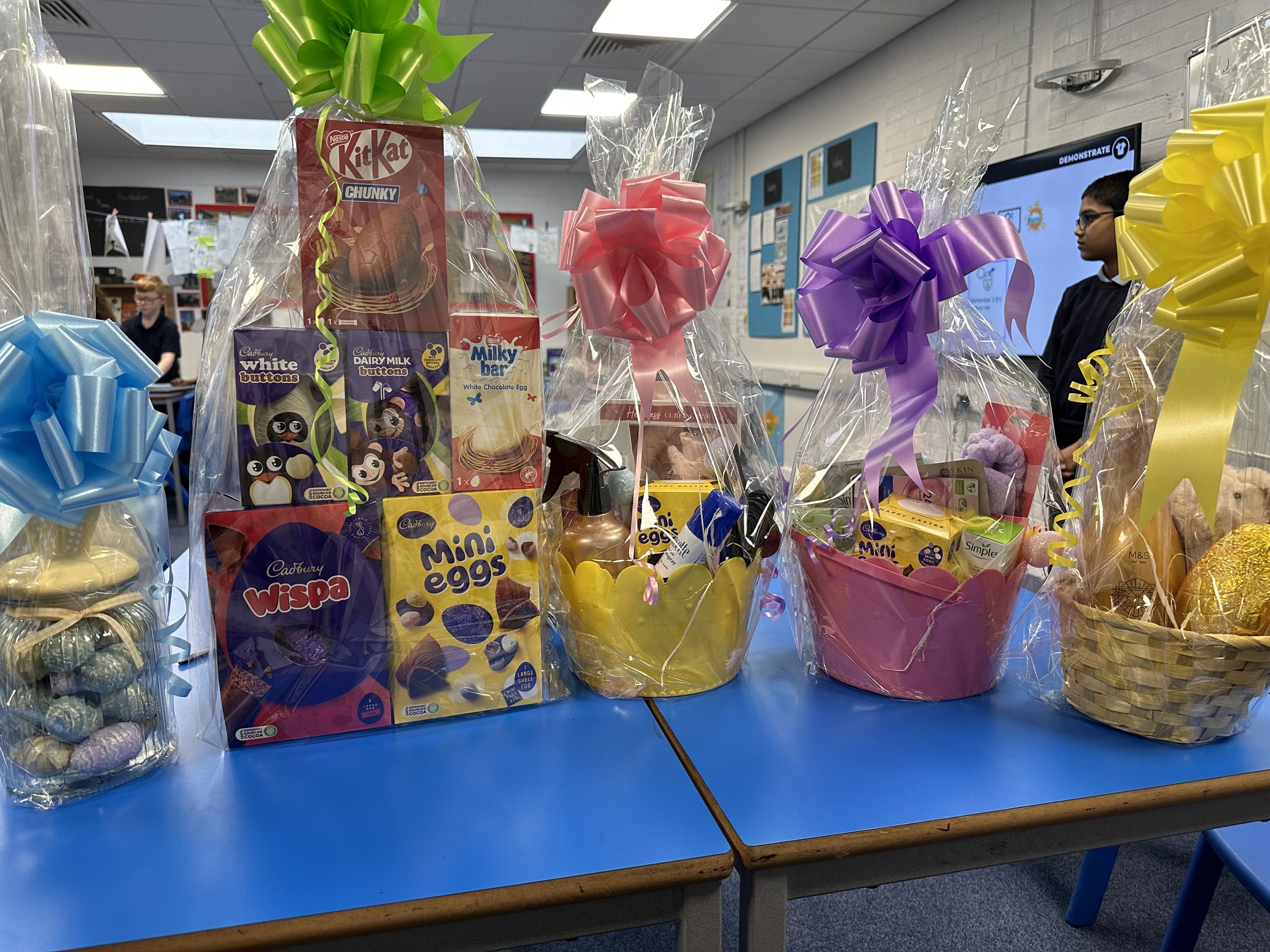 Our Easter raffle prizes-kindly donated by Pebbles’ Mum! | Plover School
