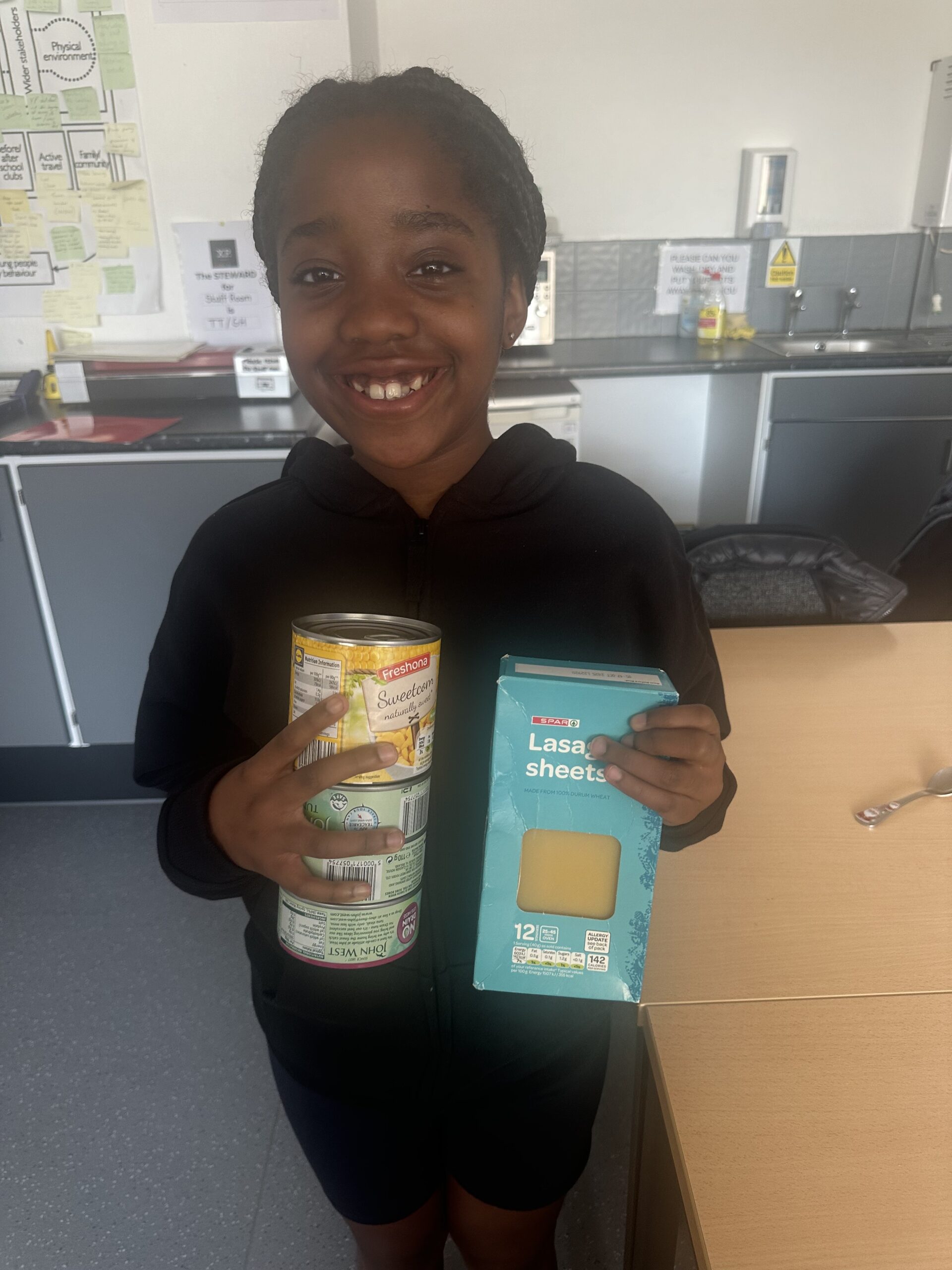 Eden was so inspired by the first week back Plover pantry talk- she was ...