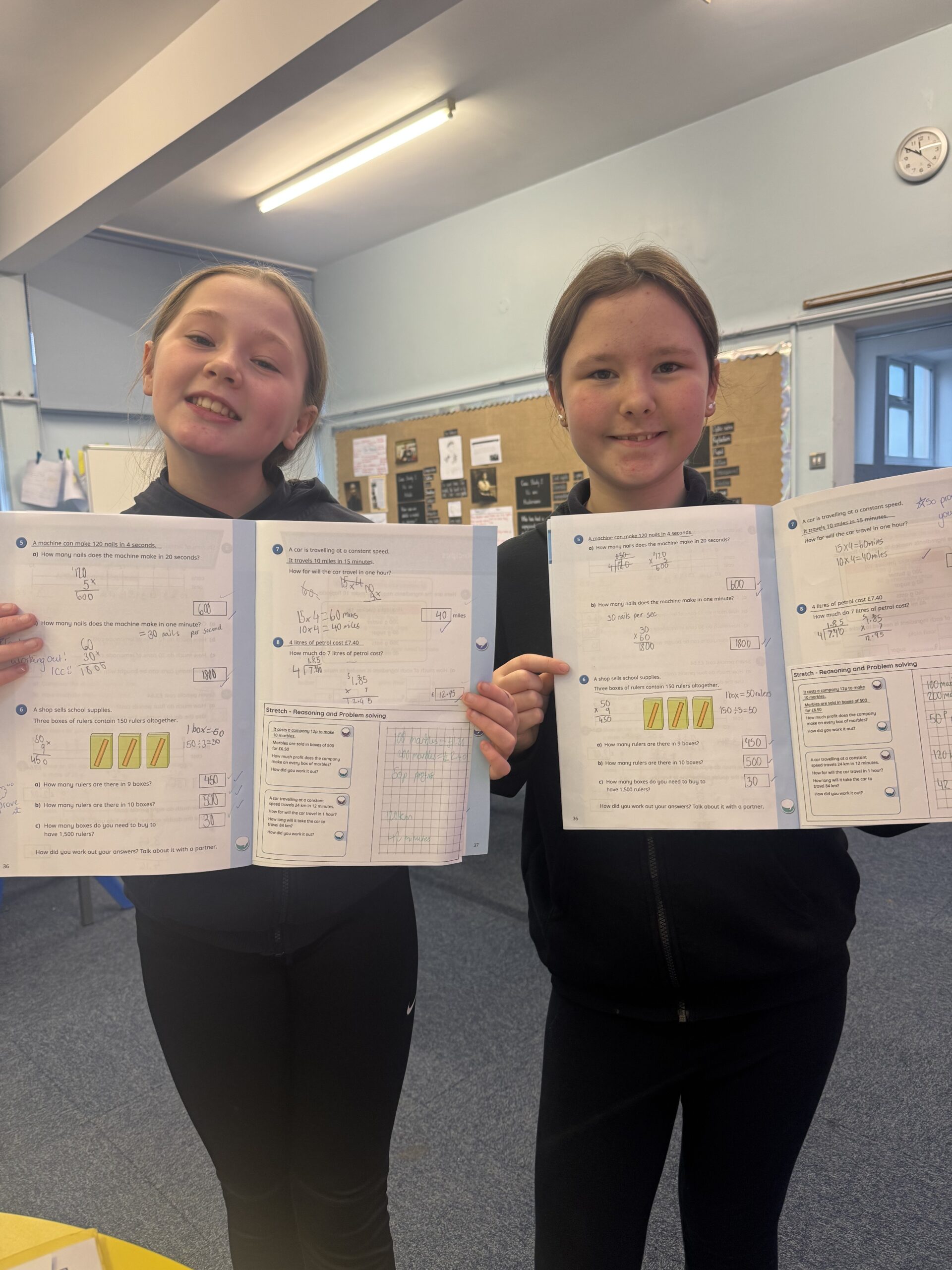 Working hard in 6B | Plover School