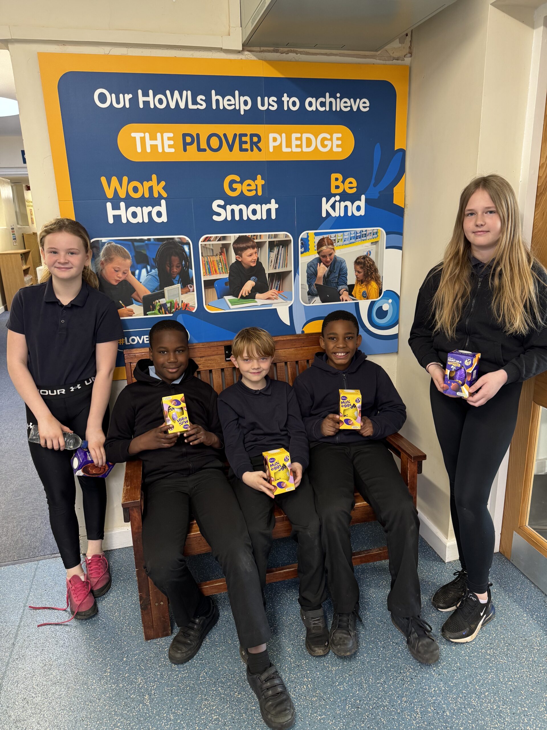 Our community crew winners for ‘working hard’. | Plover School