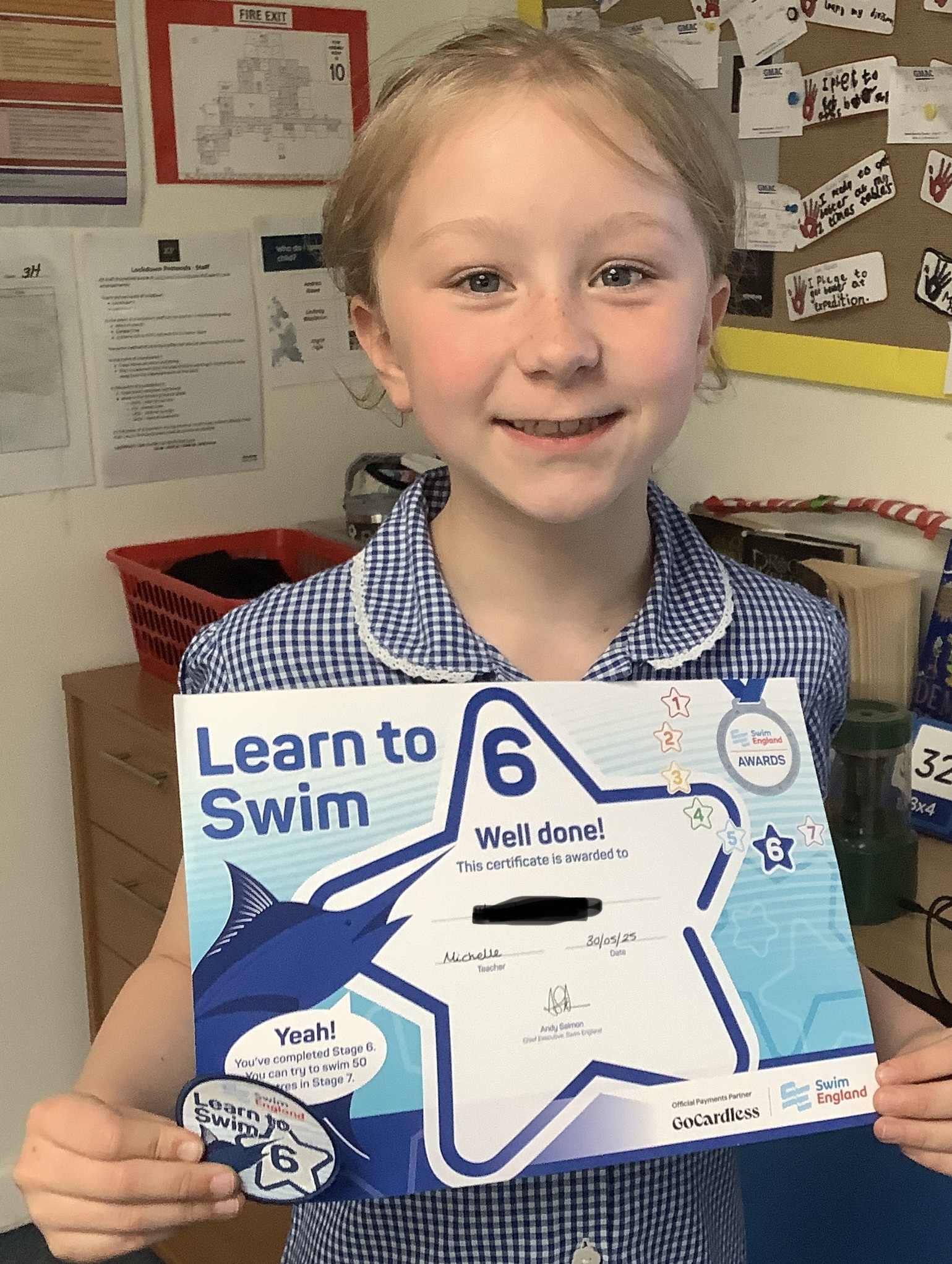 I am a swimming star! | Plover School
