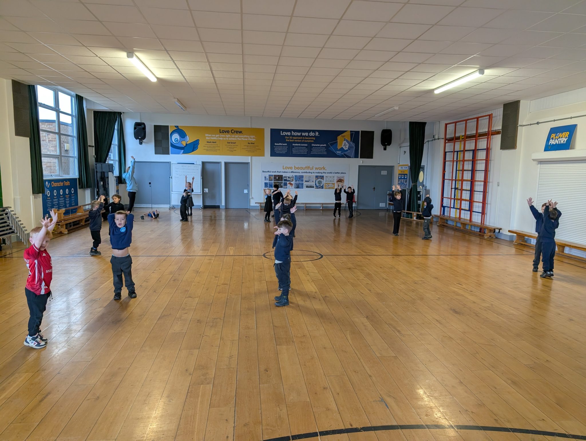 Making Shapes in PE | Plover School