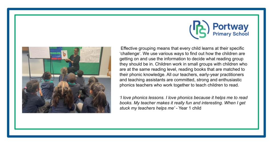 Early Reading – Portway Primary School