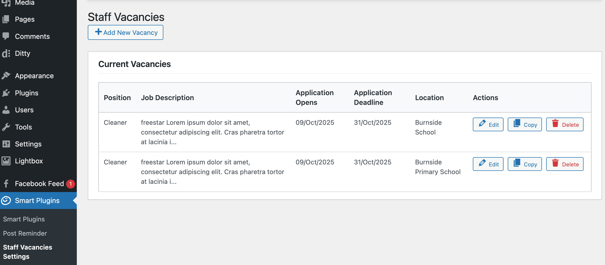 Introducing Our New Vacancies Plugin - realsmart