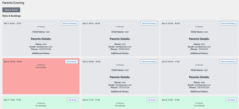 Parents Evening Booking System: Manage Bookings Easily