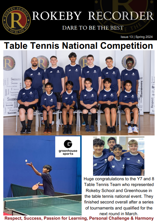 Latest News | Rokeby Recorder | Rokeby School Newham