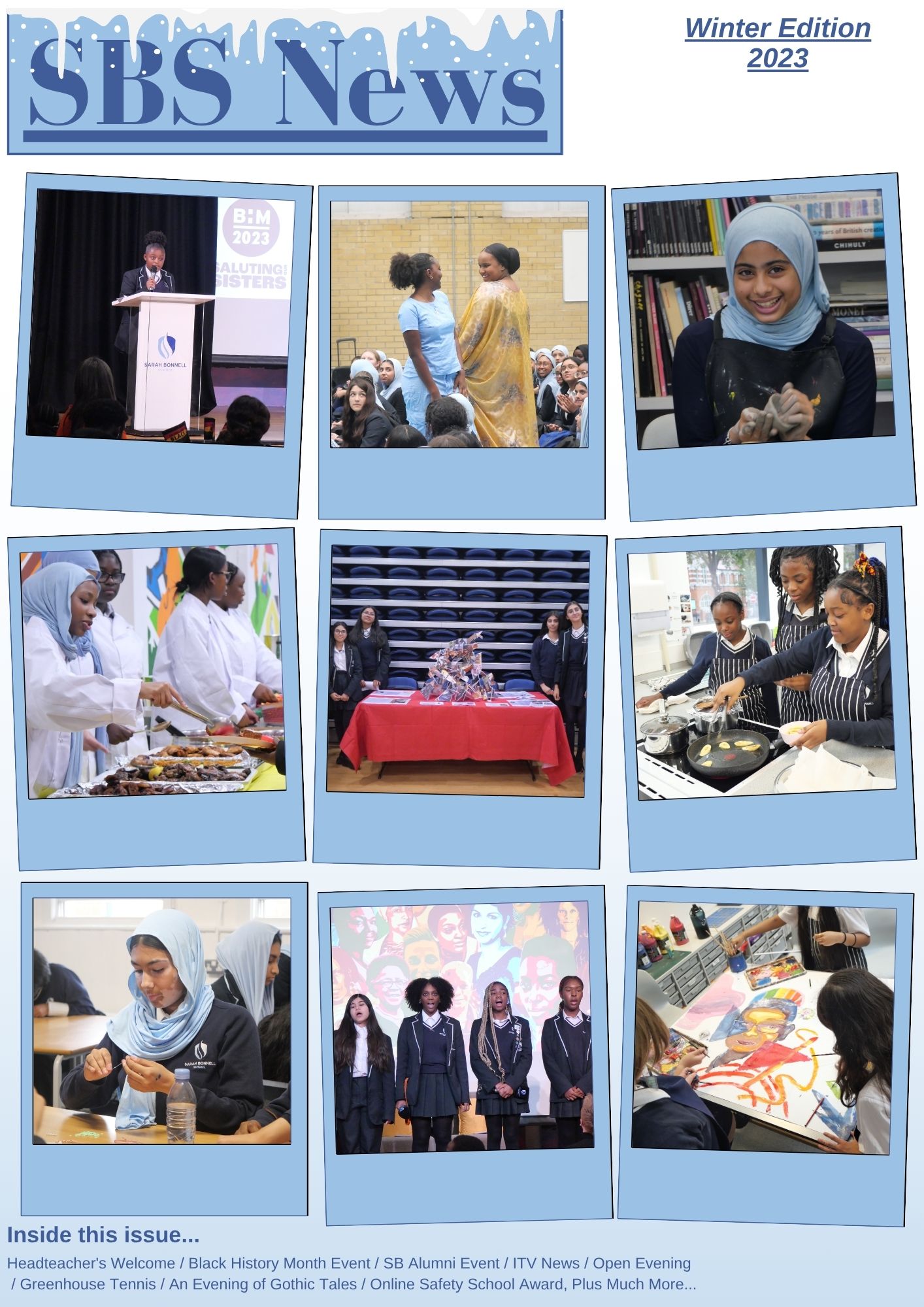 Latest news – Sarah Bonnell School