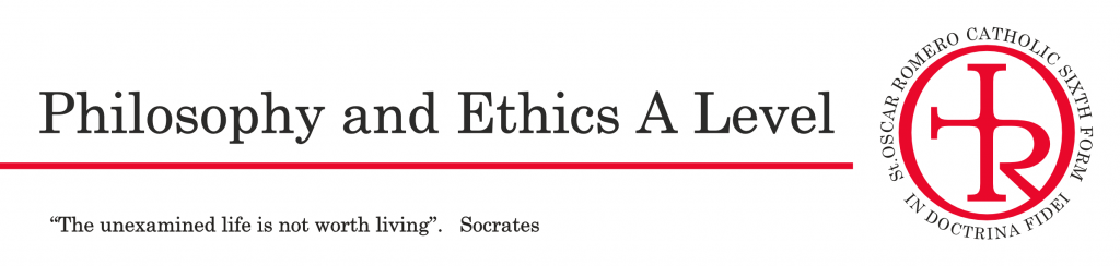 Philosophy and Ethics (A Level) | St Oscar Romero
