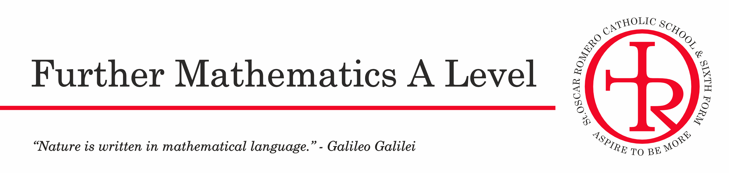 Further Mathematics (A Level) | St Oscar Romero
