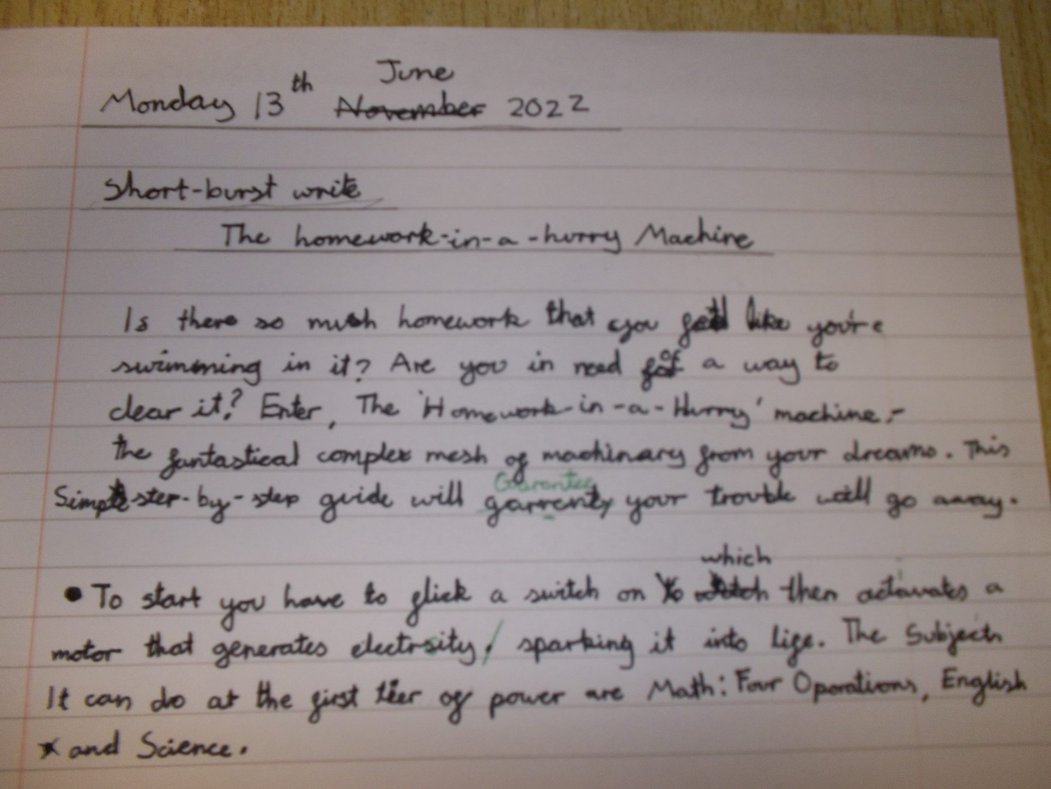 Year 6 blog 15/6/22 | Wigmore Primary School